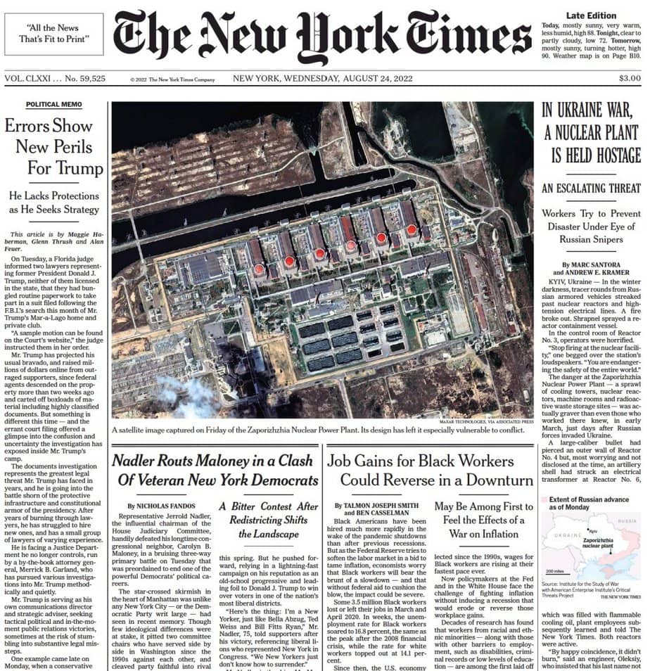 纽约时报 The New York Times -2022-08-24 高清pdf版 - 免费PDF下载 | 58资源站