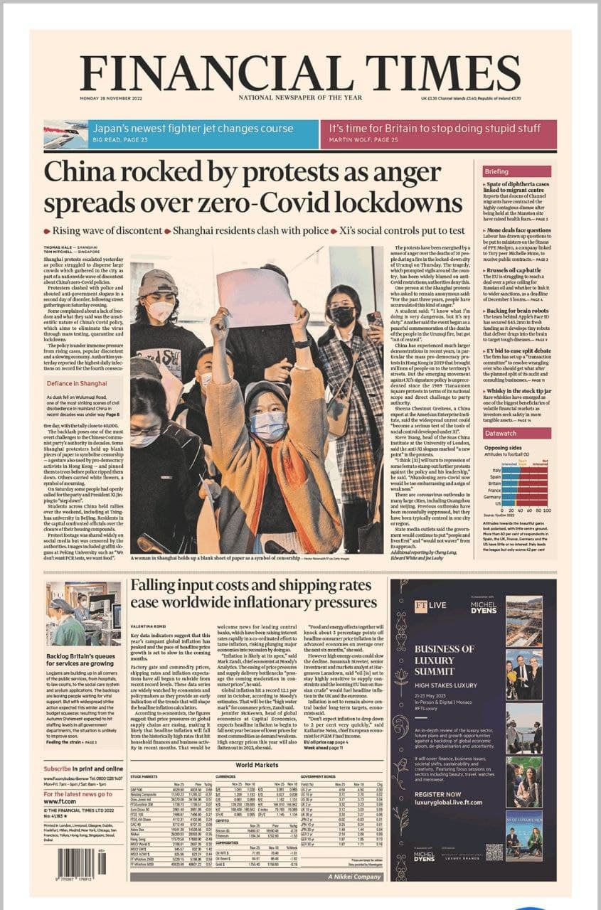 金融时报-FT Financial Times – 2022-11-28 pdf - 58资源站