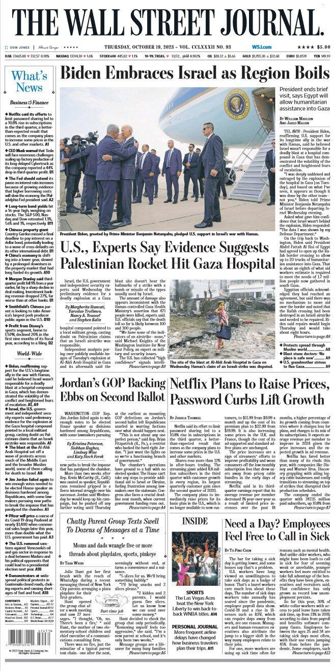 华尔街日报-2023-10-19 The Wall Street Journal pdf - 外刊资料检索 | 58资源站