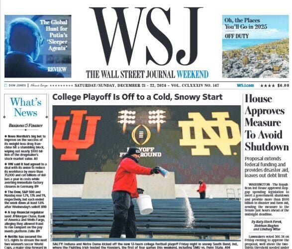 华尔街日报 2024-12-21 The WSJ - 58资源站