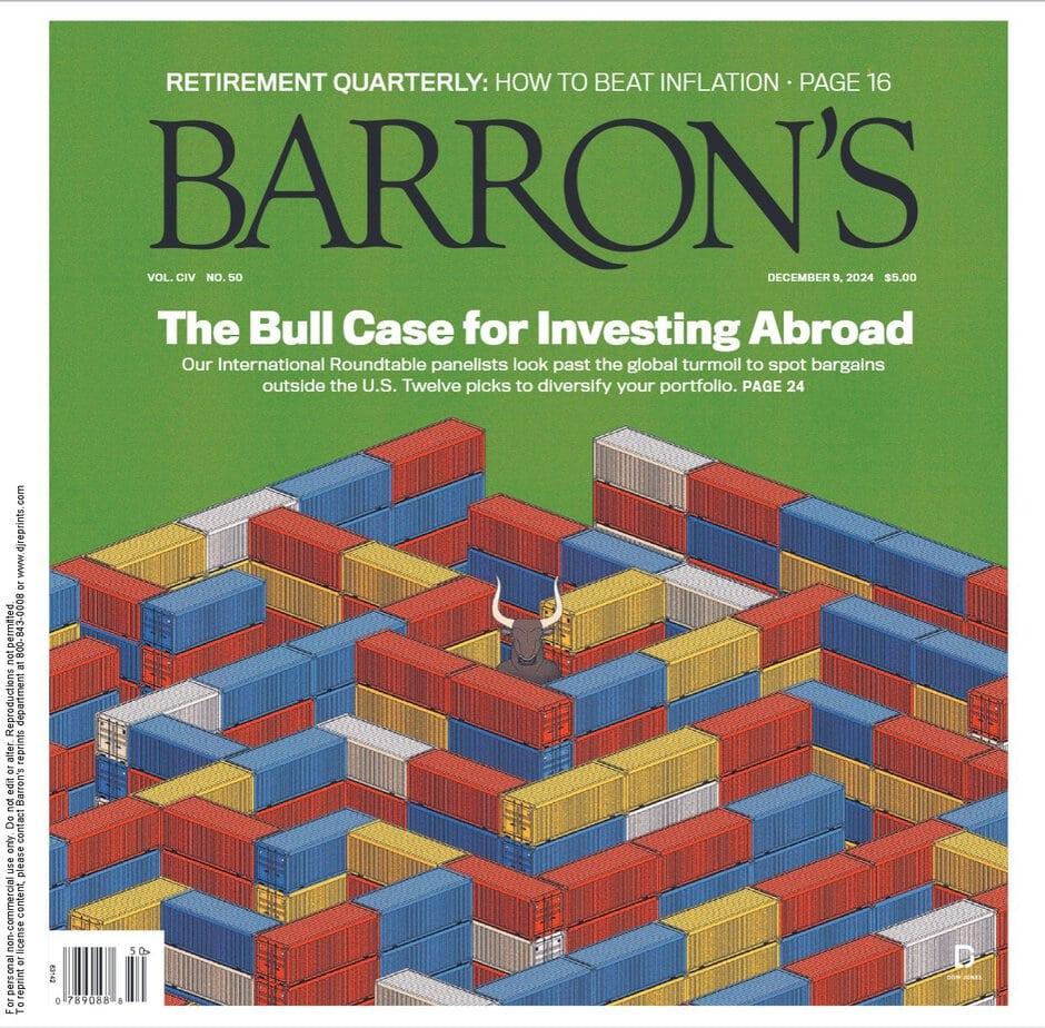 巴伦周刊 2024-12-09 Barron's - 外刊资料检索 | 58资源站